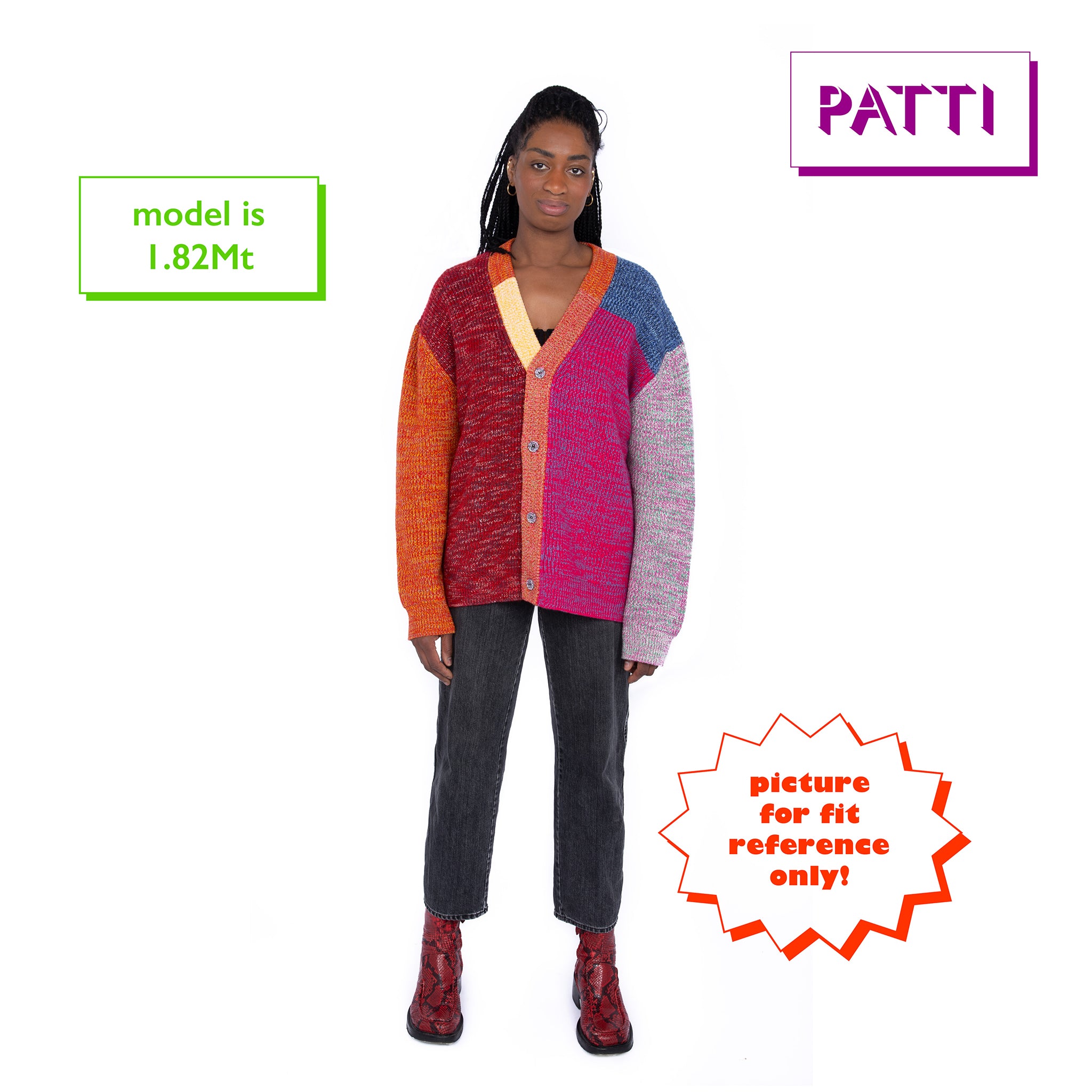 L / GREEN PATTI-03– Waste Yarn Project